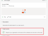 Office Scripts In Excel Office Scripts Microsoft Learn