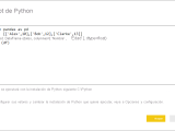Ejecución De Scripts De Python En Power Bi Desktop Power Bi