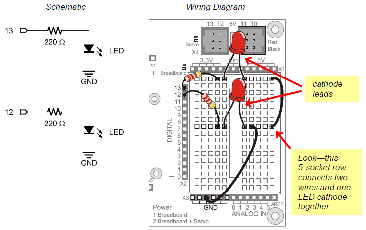 Schematic Diagram Of Led