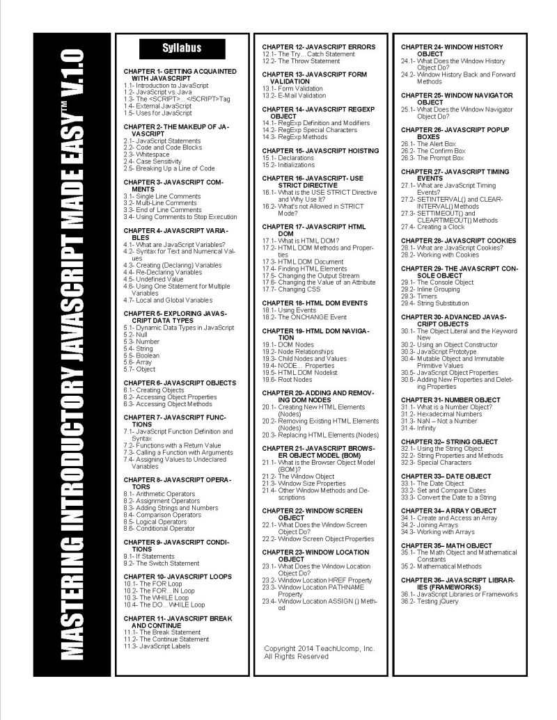 Javascript Manual Teachucomp Inc - Incredible Dark Photo - HD