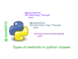 Python Staticmethod Classmethod And Instancemethod Learnbatta