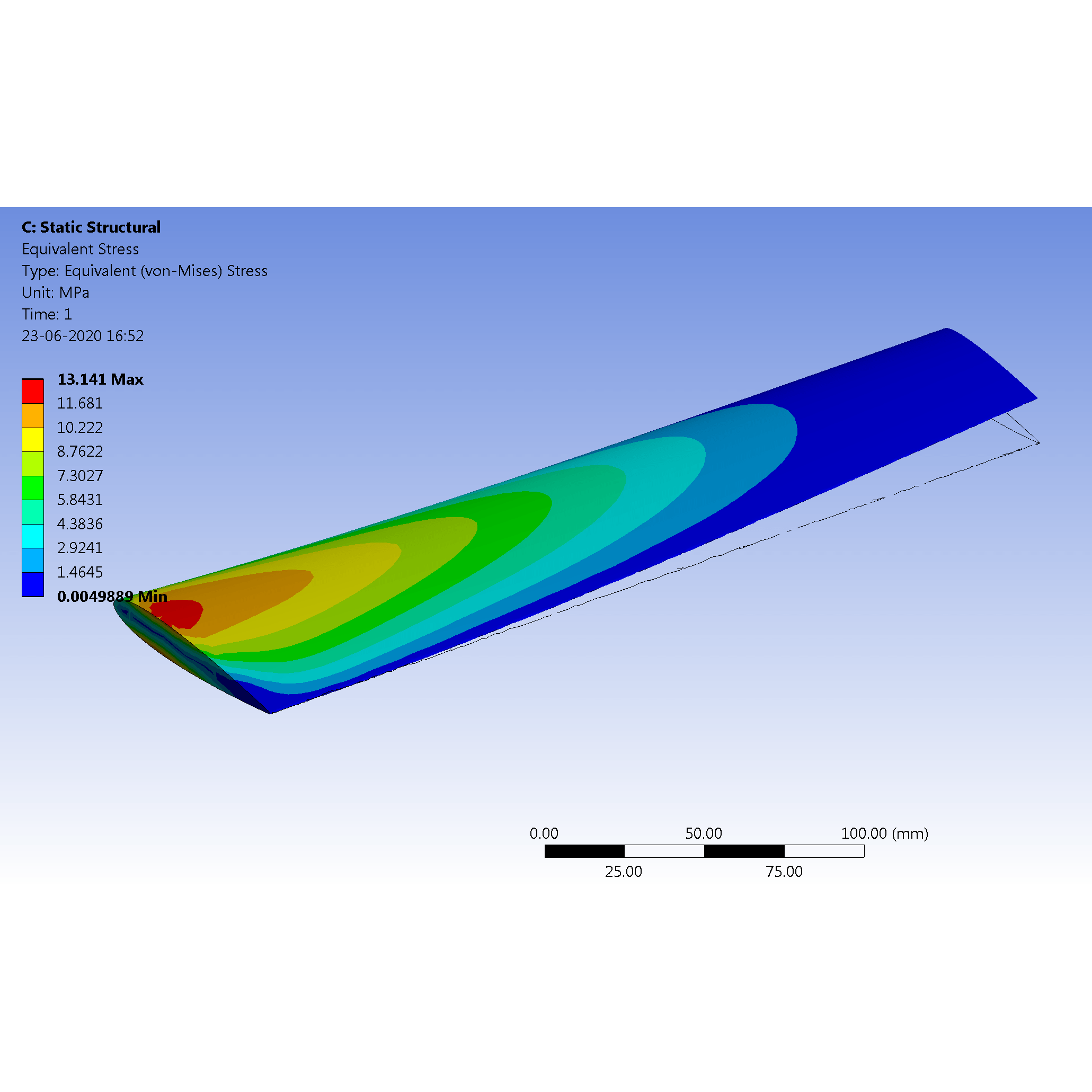 Fluid Structure Interaction analysis on Aircraft Wing | Ansys CFX ...