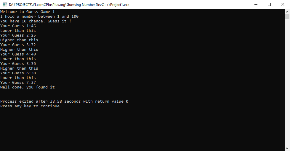 Dev-C++ Tutorial: Learn To Develop Very Simple Guessing Game