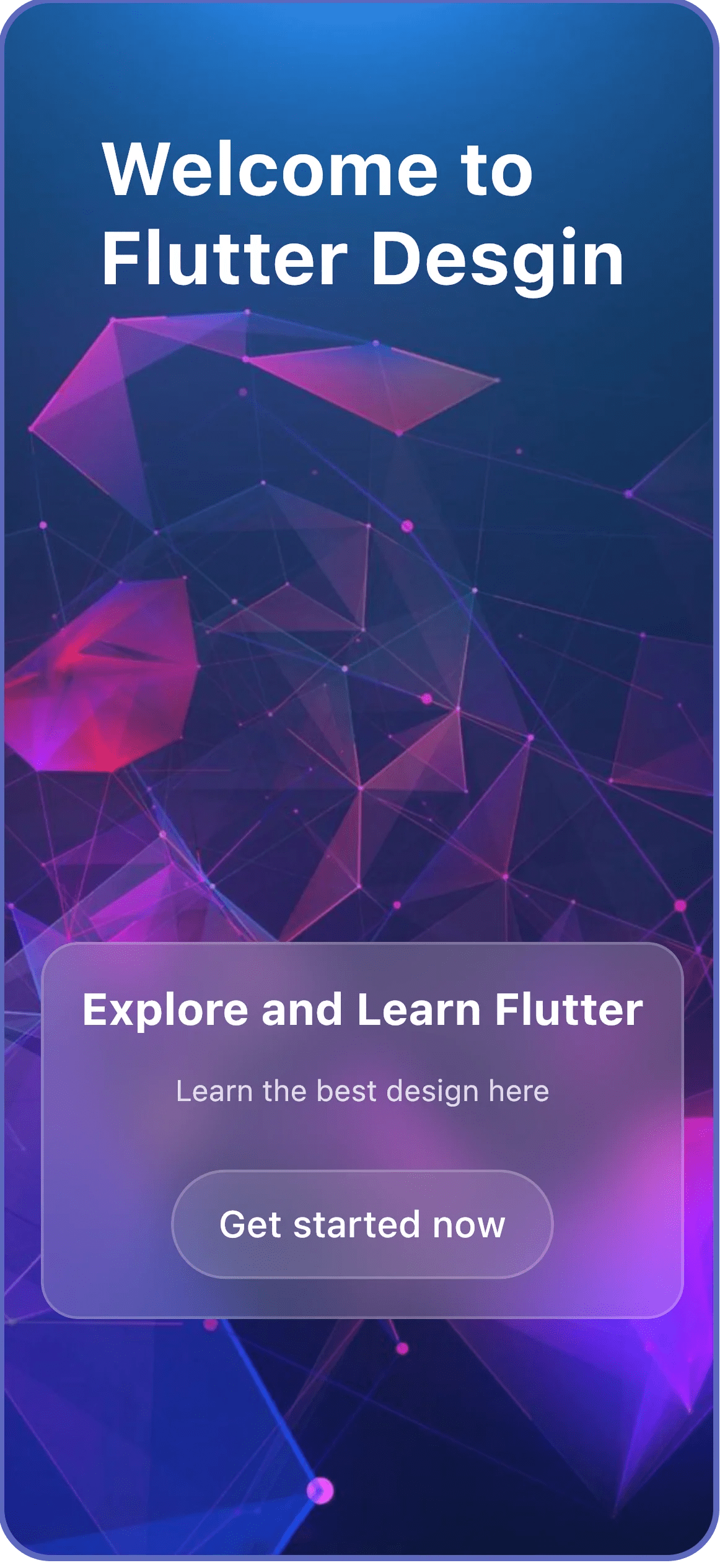 Flutter Glassmorphism Design Ui With Code Given Learn Flutter