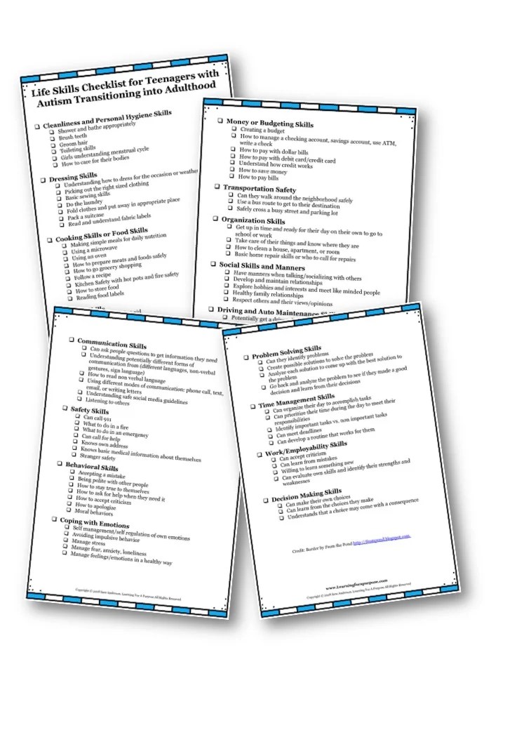 Autism Life Skills: 8 Skills to Help Improve Quality of Life - Learning ...