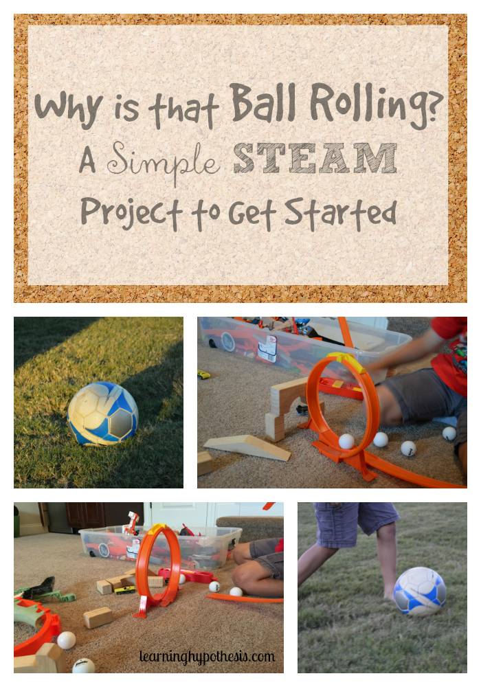Why is that ball rolling? A Simple STEAM Project to Get Started.