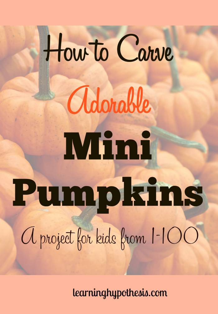 Mini Pumpkin Carving!