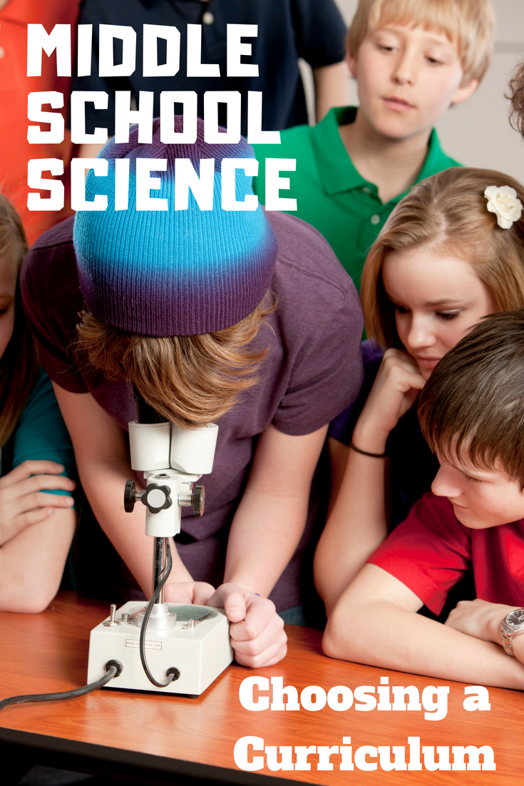 Middle School Science Matters. Homeschool Curriculum Ideas