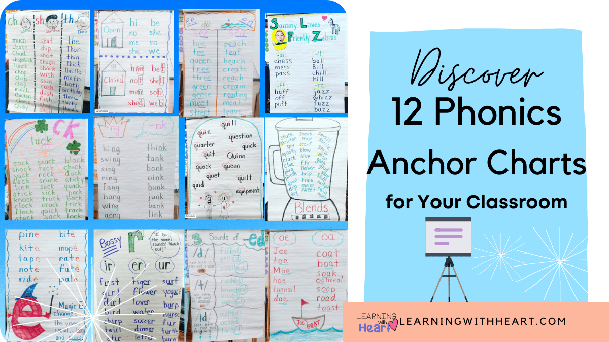 Discover 12 Phonics Anchor Charts for Your Classroom - Learning With ...
