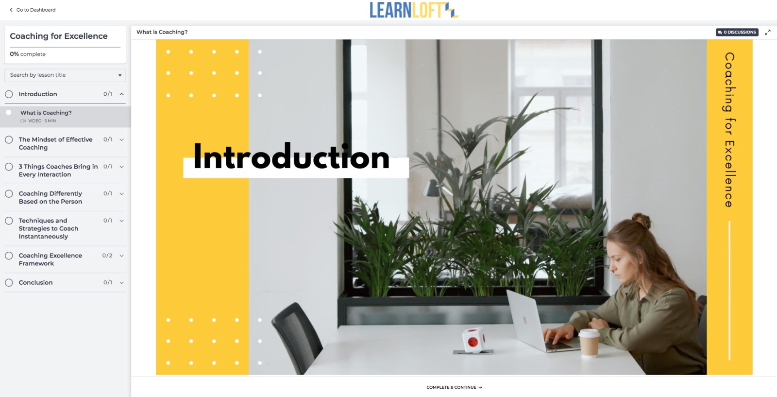 Coaching For Excellence Program Learnloft