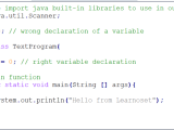 Learnoset Java Tutorials