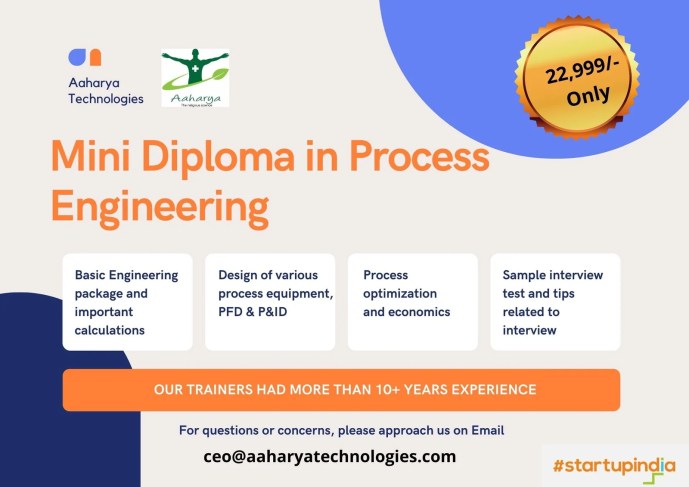 Best Process Engineering design course in India - Process Engineering