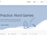 New Course Launch Python Practice Word Games Learnpython