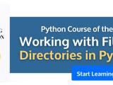 Python Course Of The Month Working With Files And Directories In