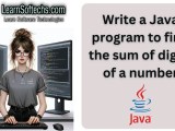 Java Program To Find The Sum Of Digits Of A Number Step By Step