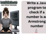 Java Program To Check If A Number Is An Armstrong Number Learn