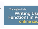 Course Of The Month Write Functions In Postgresql Learnsql