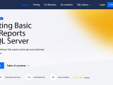 Free Course Of The Month Sql Reports In Sql Server Learnsql