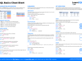 Sql Basics Cheat Sheet Learnsql