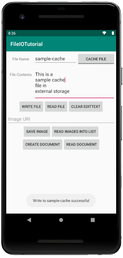 Android File Io Tutorial With Internal And External Storage Learn To Droid