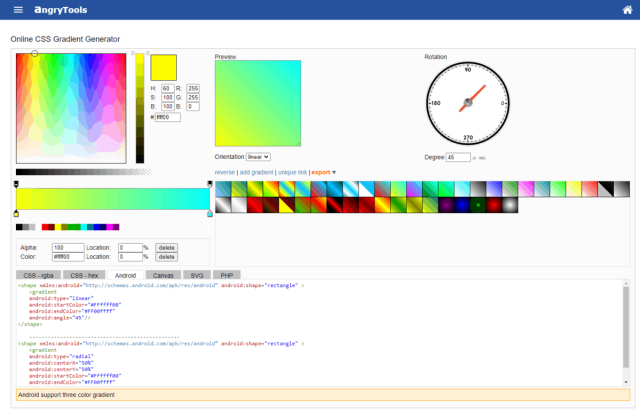 How to Add a Gradient Background to an Android App – Learn to Droid