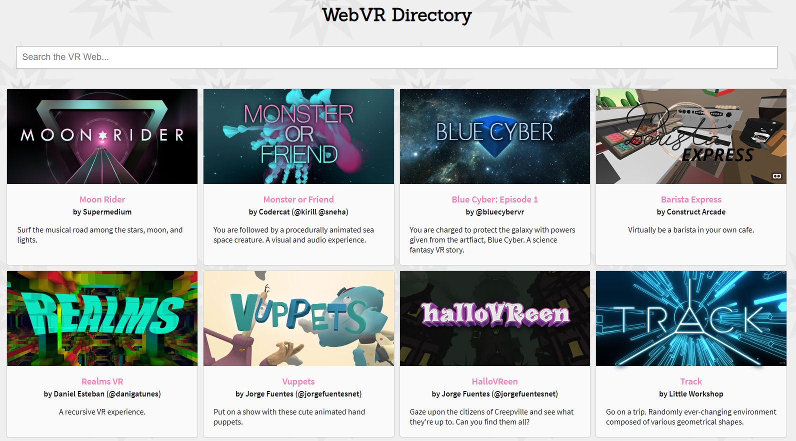 WebVR for Virtual Reality Full Websites via a Browser – LearnVR.org