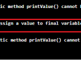 Constant And Variable In Java