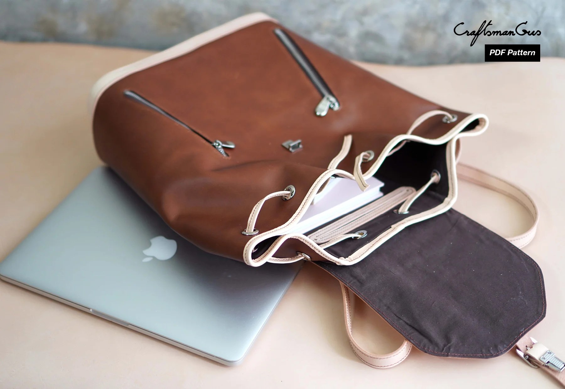 Backpack Pattern Leather Bag Pattern