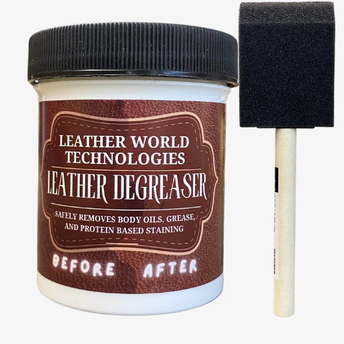 Leather Degreaser For Body Oils Head Armrest Stain Removal Leather