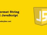 Format String Di Javascript Lebak Cyber
