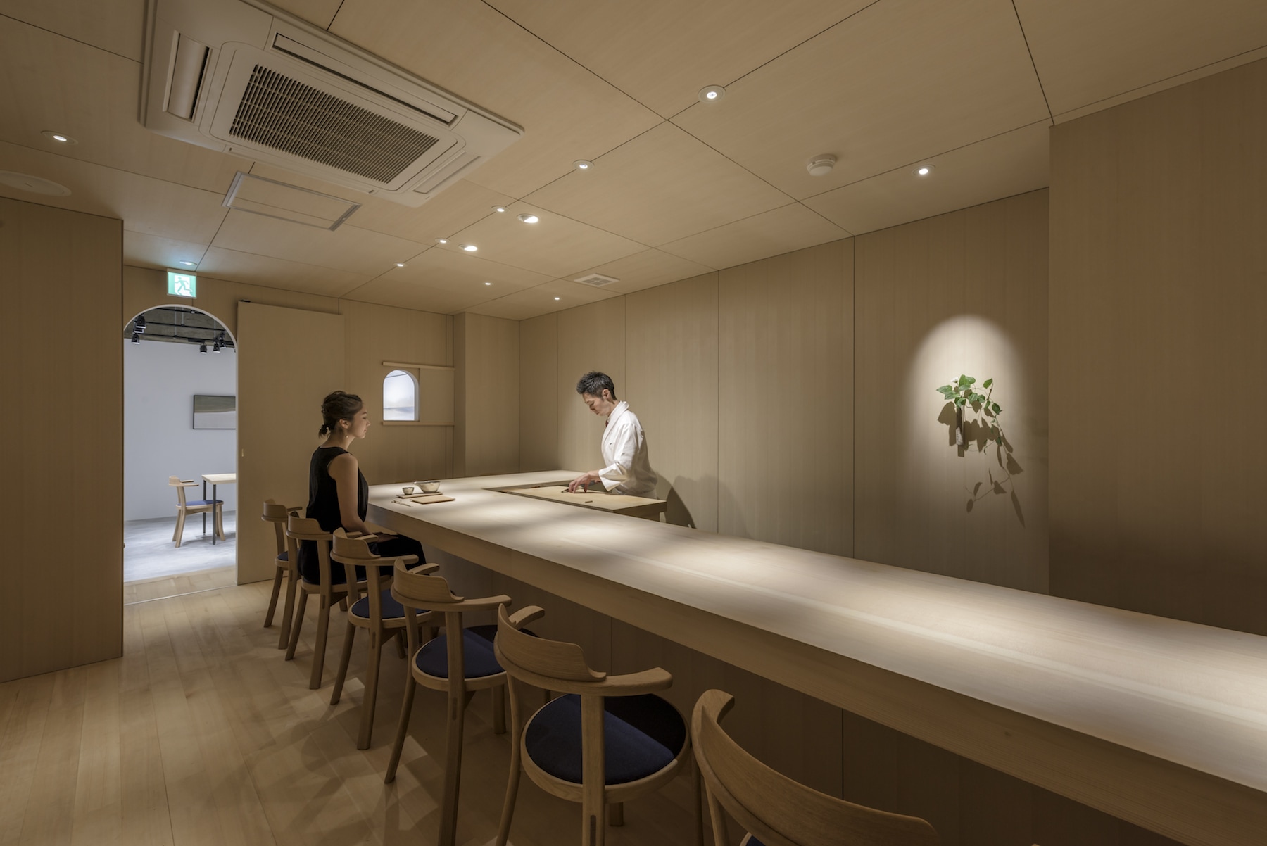 Minimalist sushi restaurant – Jun Igarashi Architects – SANKOO