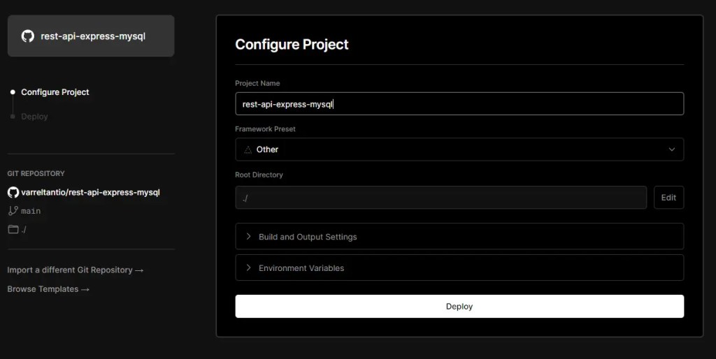 Cara Deploy Node Express API ke Vercel Serverless Functions - Leravio