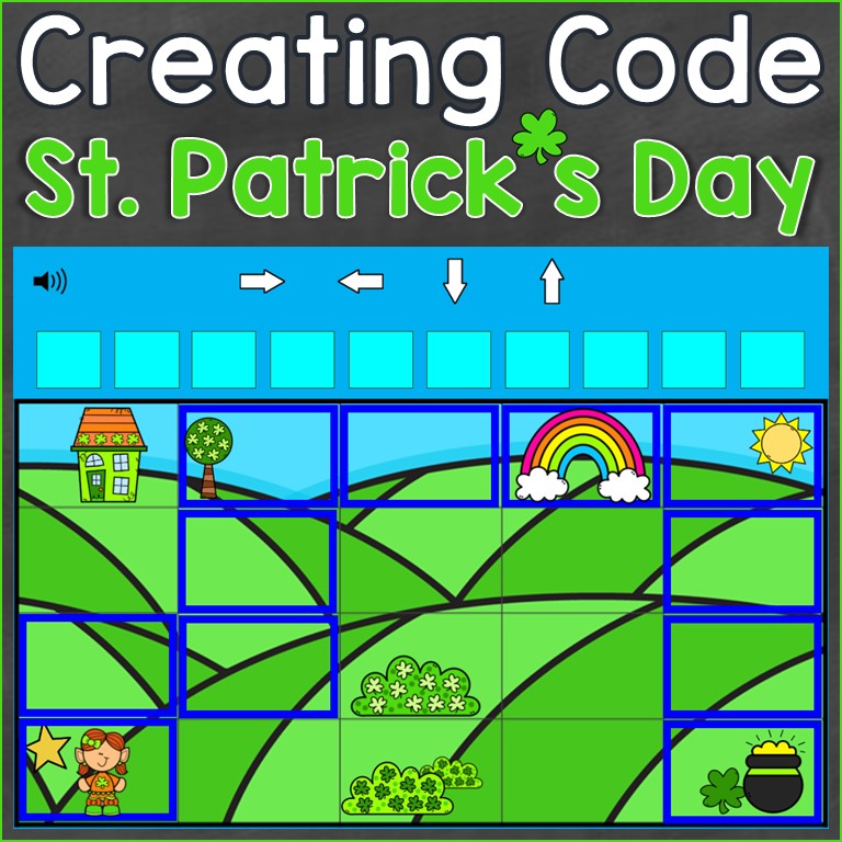 St. Patrick's Day Coding Activities (Unplugged & Digital) for Digital ...