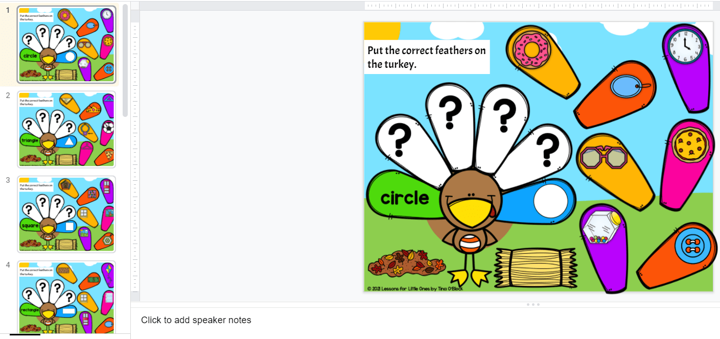 No Prep November Literacy & Math (Thanksgiving Turkey Theme)