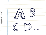 How To Draw Alphabet 461aou8ef Png Letsdrawit