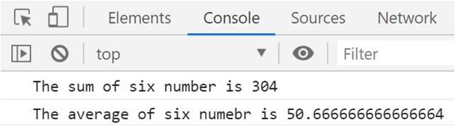 JavaScript Average using Array & Function - Letstacle