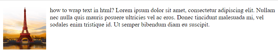 How to wrap text around image in HTML? - Letstacle