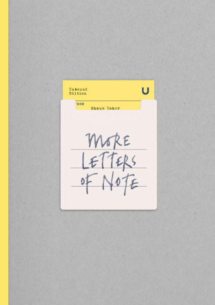 Book More Letters Of Note – Letters of Note