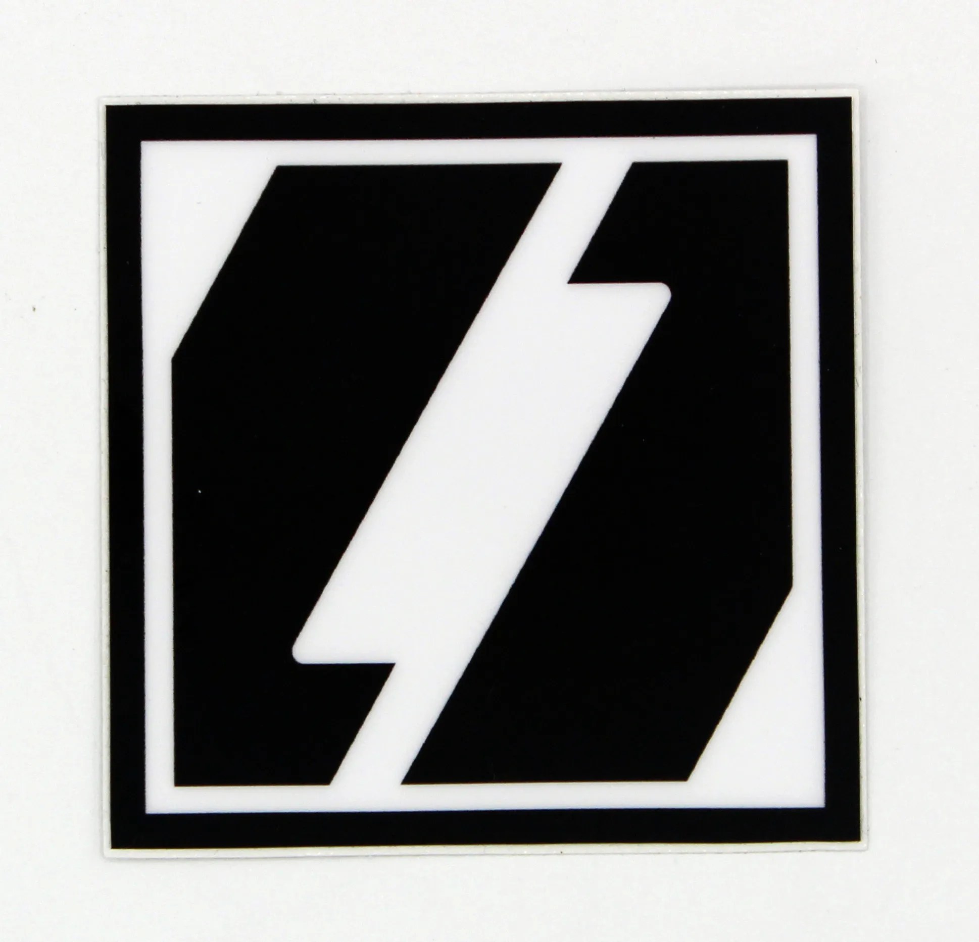 Level 7 Logo Square Decal – Black & White – Level 7 Performance