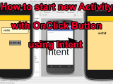 Android Tutorial For Beginners How To Start New Activity With Button
