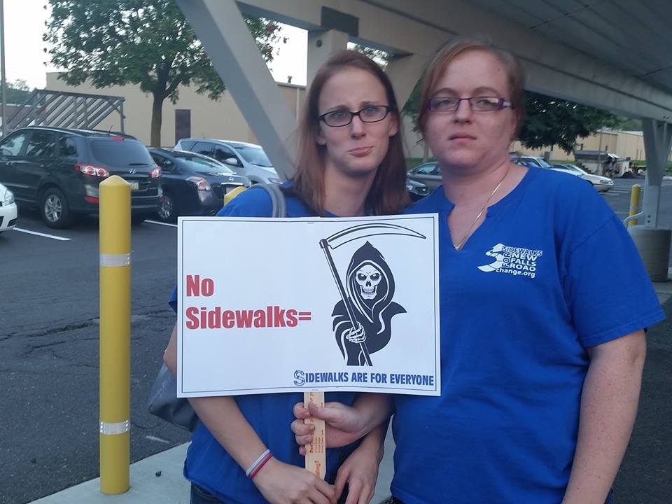 Sidewalks Group Protests at Tullytown Council Meeting - LevittownNow.com
