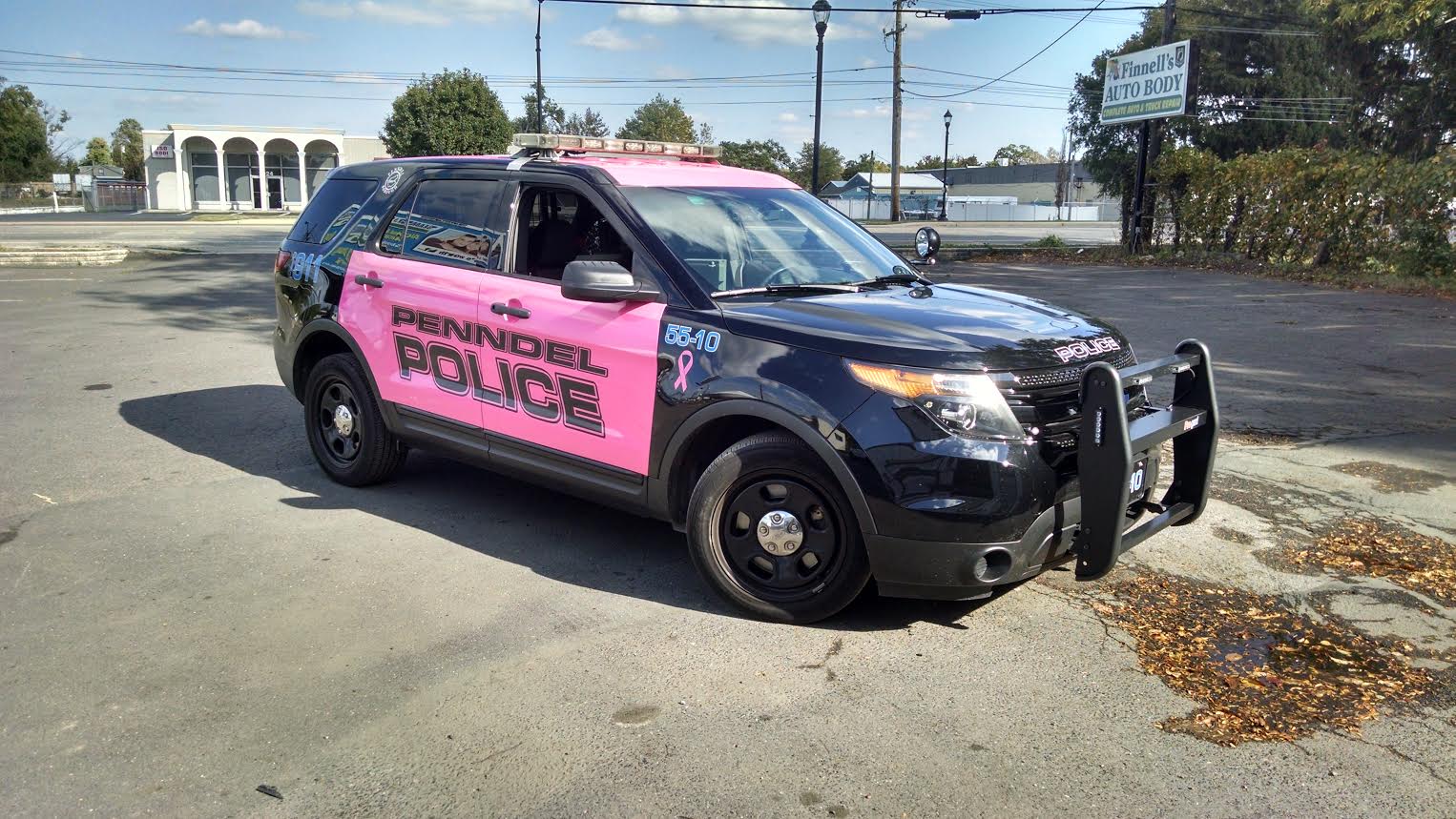 Penndel Police Turn SUV Pink for Breast Cancer Awareness Month ...