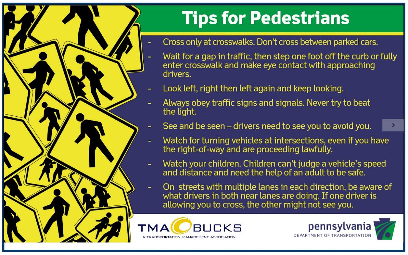 TMA Bucks Offering Roadway Safety Posters
