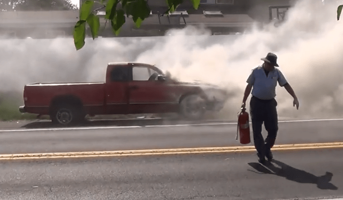 Mailman Helps Fight Flames Until Firefighters Arrive - LevittownNow.com