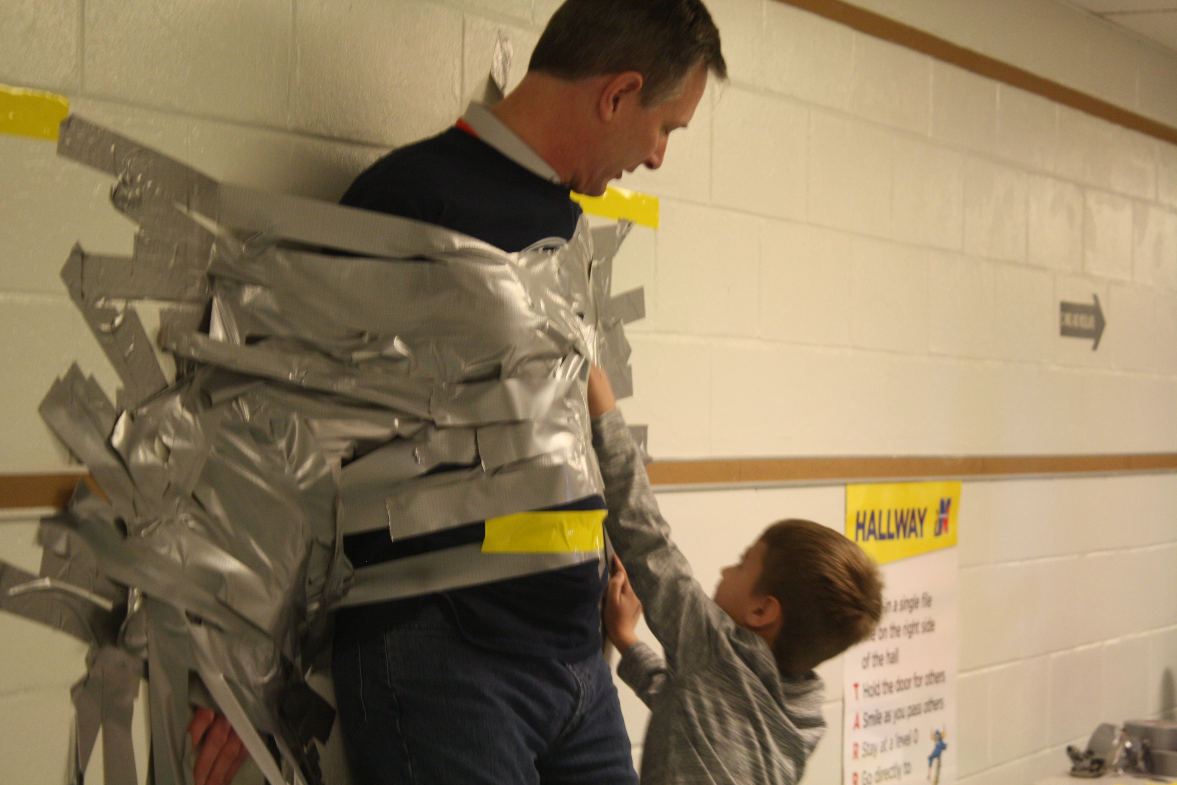 Elementary School Students Duct Tape Educators To Wall - LevittownNow.com