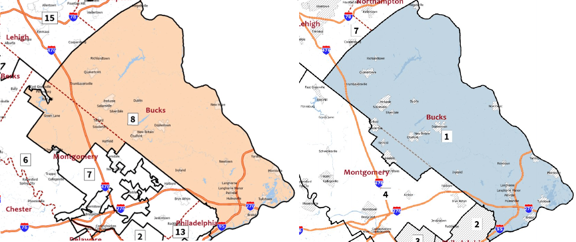 Under New Maps, Congressional District To Change Number, Slightly Shift ...