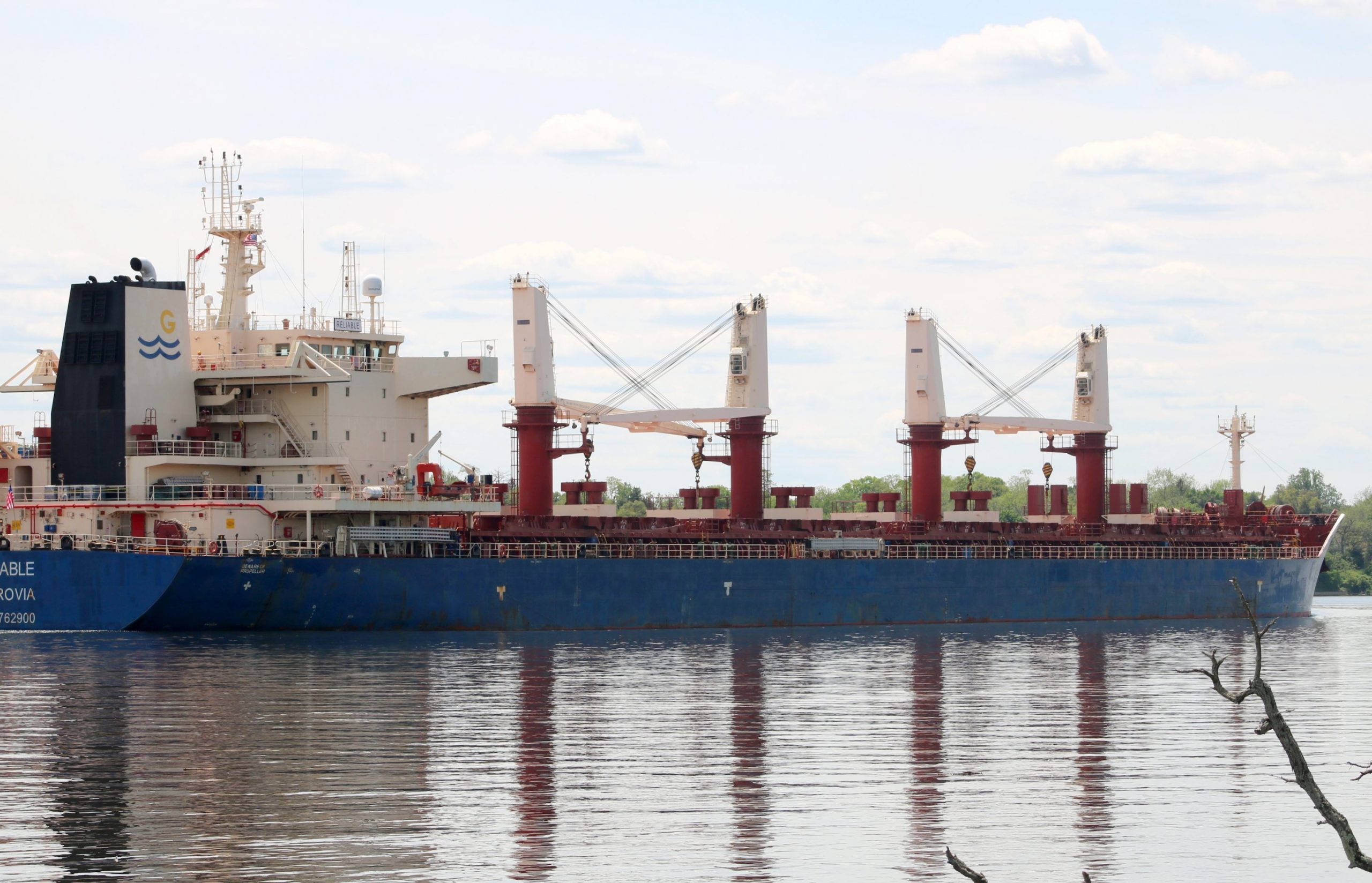 PHOTOS: Large Transport Ship Passes Through Area - LevittownNow.com
