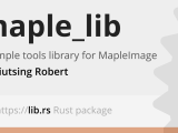 Maple Lib Rust Image Library Lib Rs