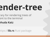 Render Tree Cli For Rust Lib Rs