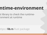 Runtime Environment Rust Library Lib Rs